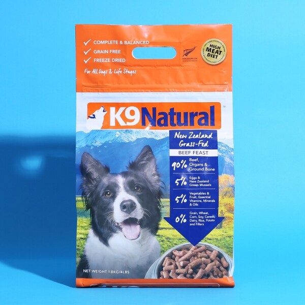 K9 동결건조 비프 피스트 1.8kg - 아르깡시엘