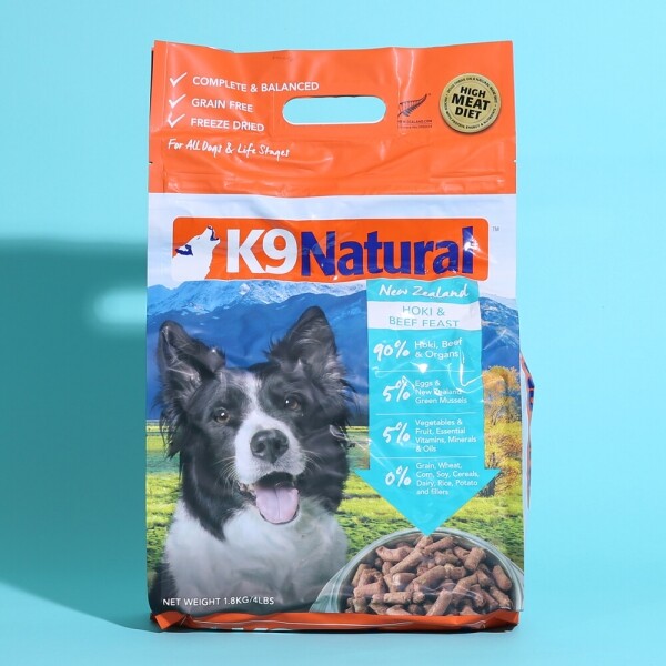 K9 동결건조 호키&비프 피스트 1.8kg - 아르깡시엘